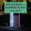 LED Backlit Number Upgrade | Dream Mailboxes