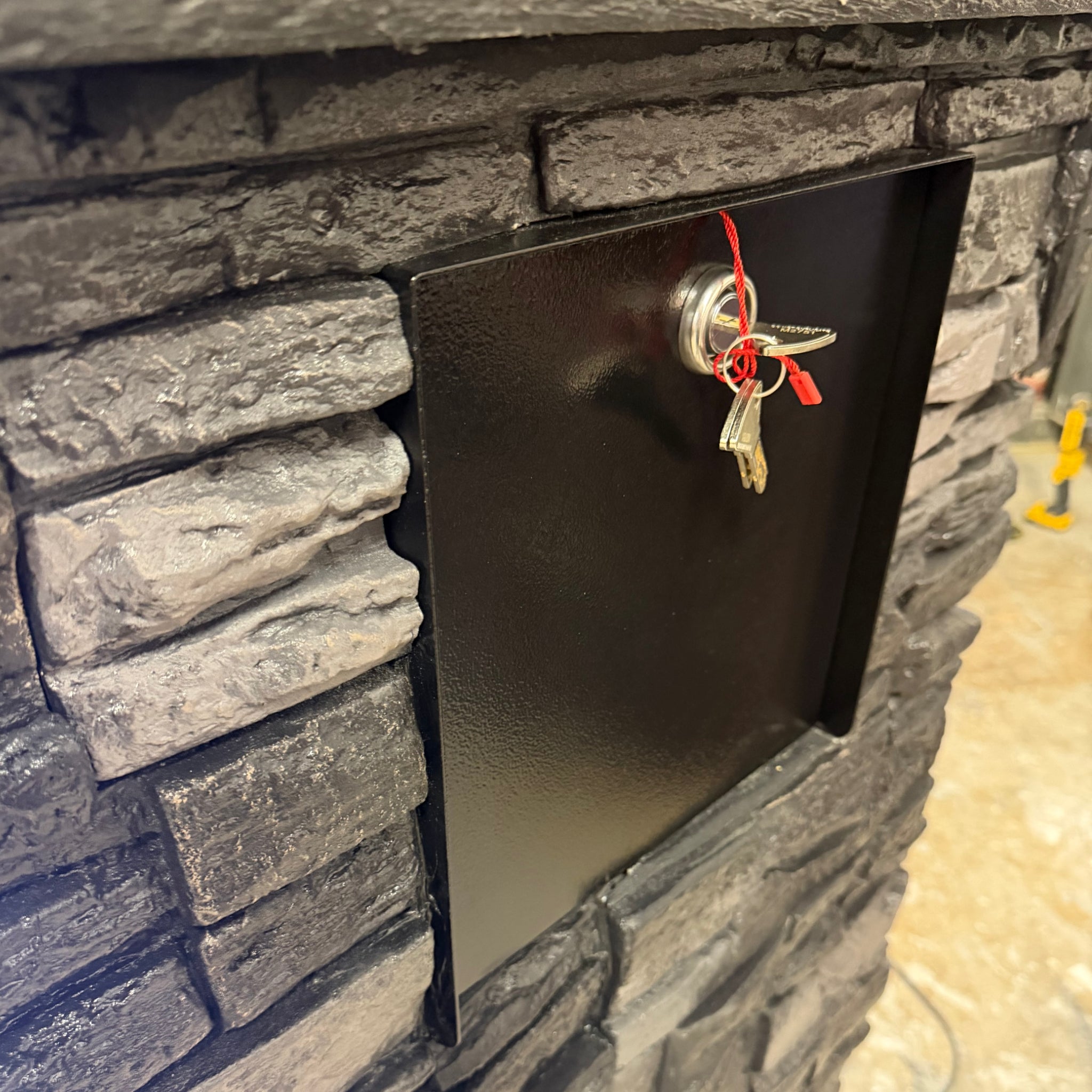 Faux Stone VaultBox Package Mailbox (LED Backlit)