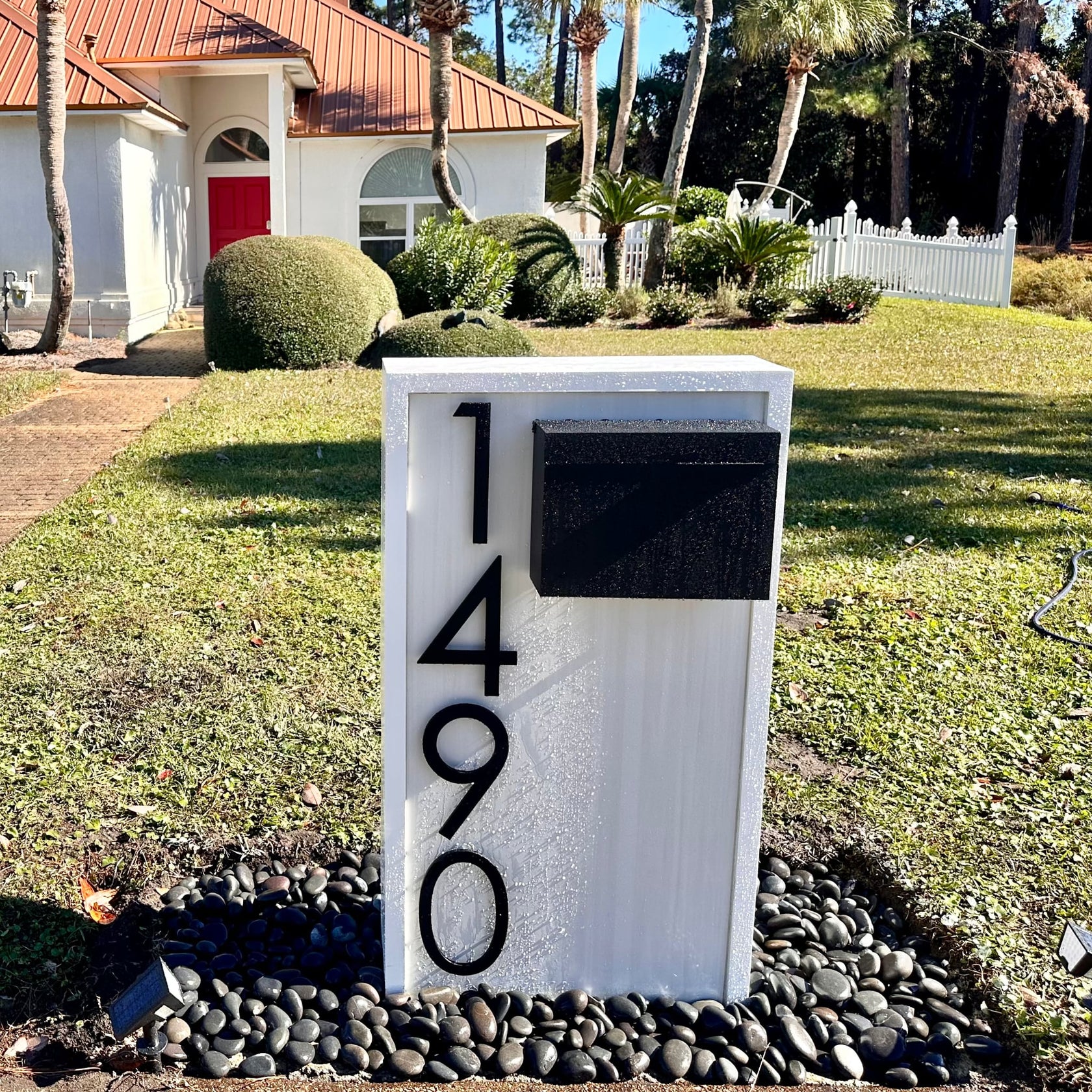 Slate Serenity Mailbox | Dream Mailboxes