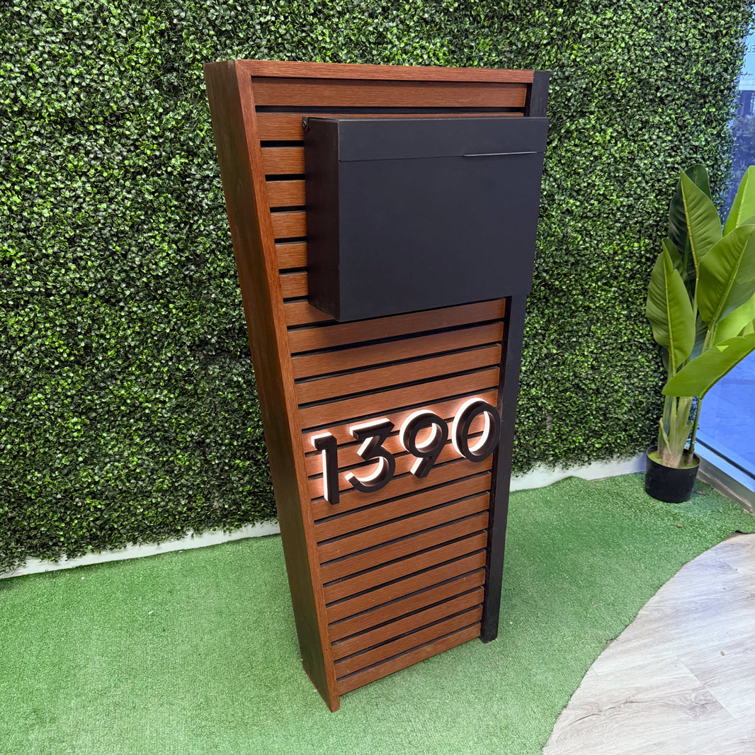LED Backlit Number Mailboxes | Dream Mailboxes