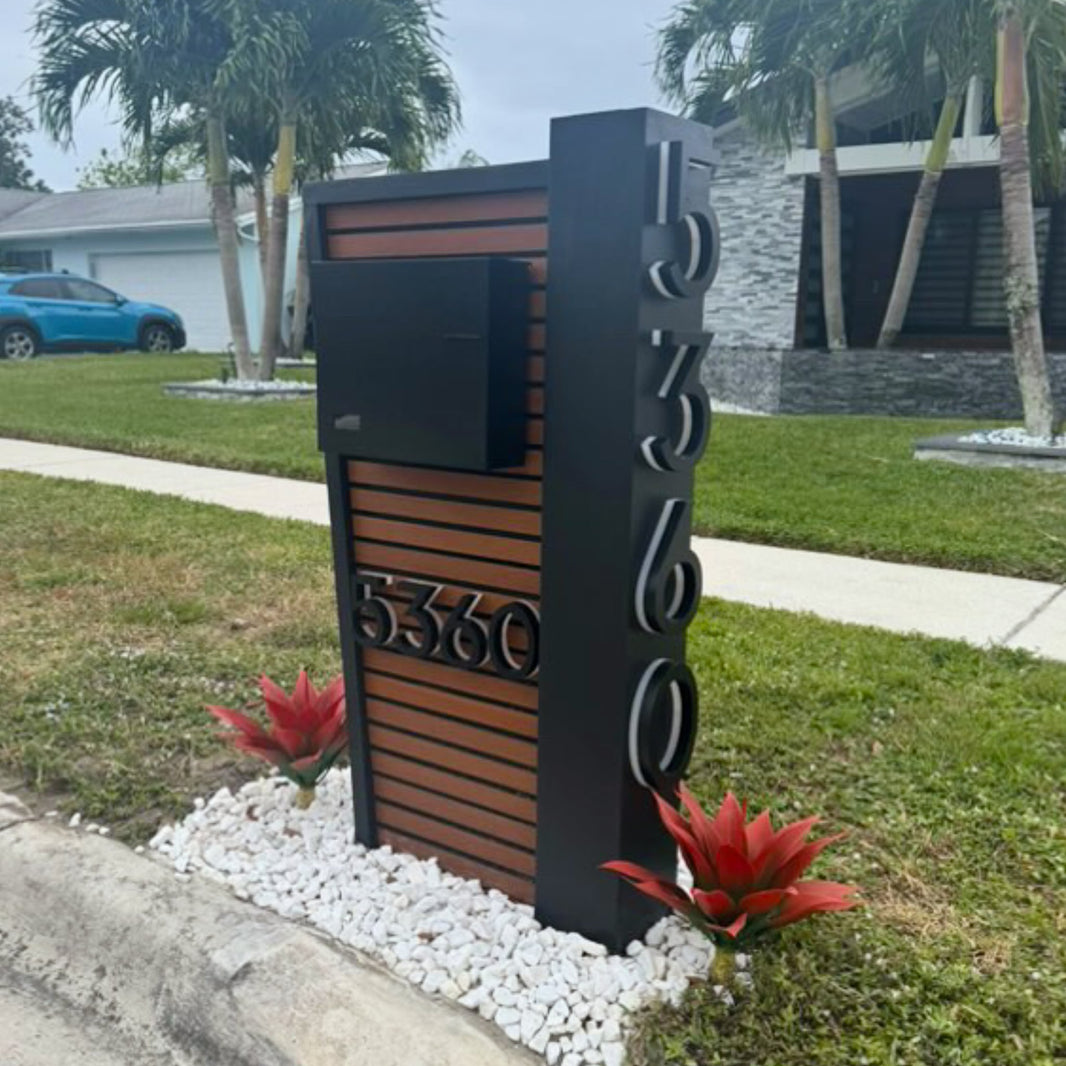 LED Backlit Number Mailboxes | Dream Mailboxes