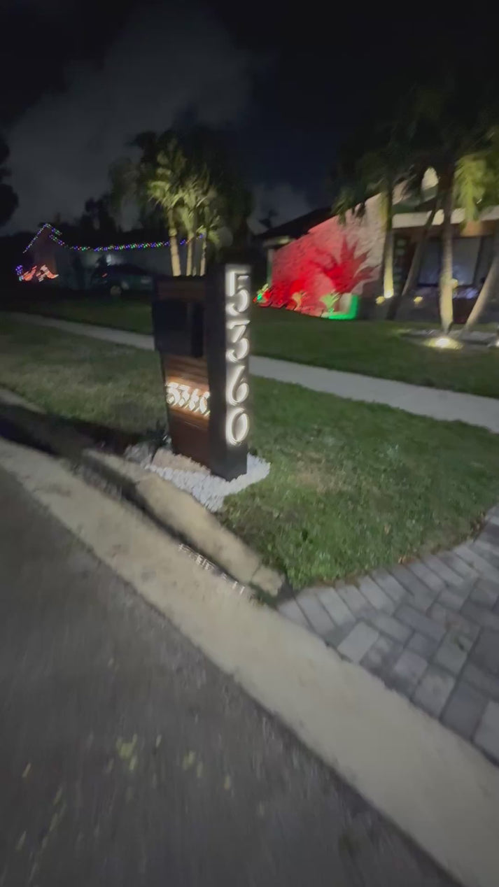 Vista Valley Mailbox (LED) | Dream Mailboxes